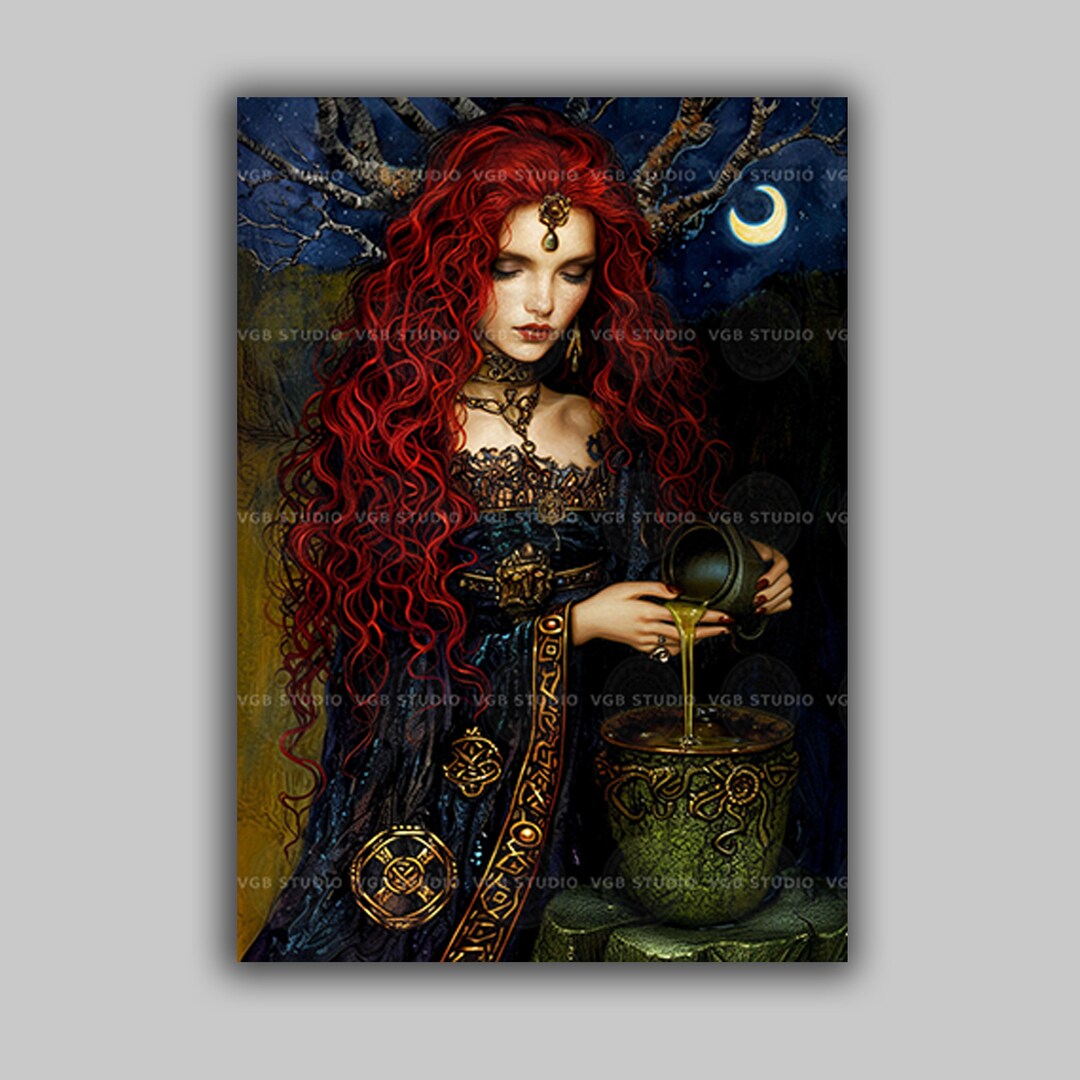 Cerridwen Welsh Celtic Sorceress Goddess Knowledge Magic Deity ...