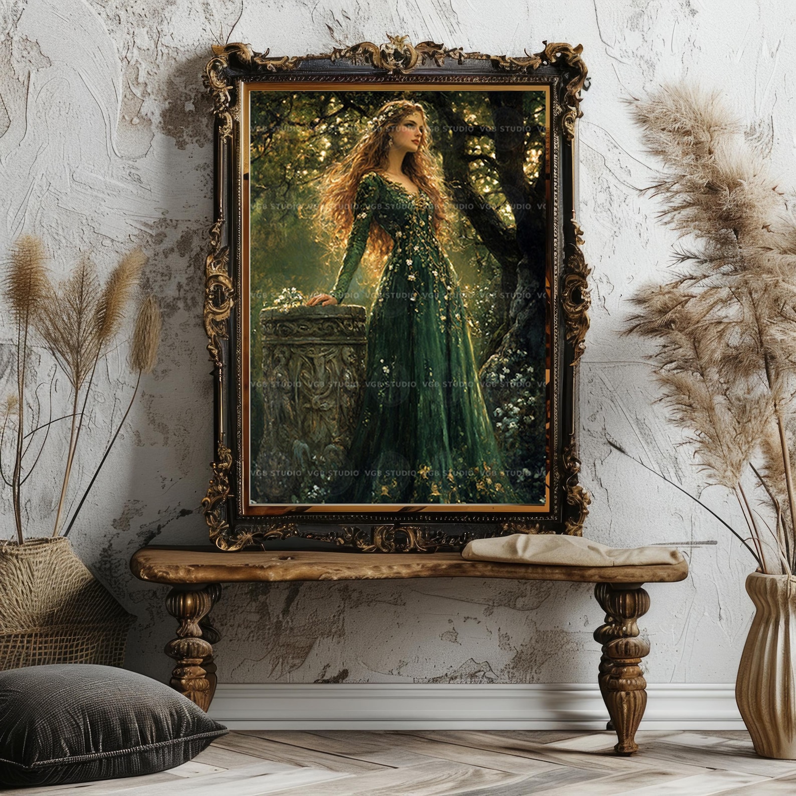 Nemetona Art Print Celtic Goddess Sacred Grove Nature Spirit Forest ...