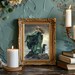 Nehalennia Goddess Art Print Celtic Sea Deity With Dog Dark Green Cloak ...