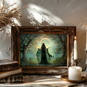 Brigid Celtic Goddess of Healing, Solar Eclipse Nature Awakening, Moon ...