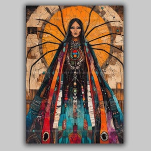 Spider Grandmother Native American Creation Goddess Art Print Hopi ...