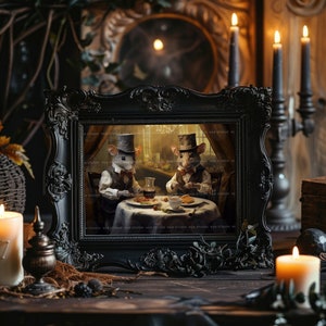 Gothic Rat Victorian Mouse Gentleman Poster Fine Art Print, Painting ...