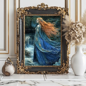 Boann Art Print Celtic Goddess River Mythology Irish Divine Feminine ...