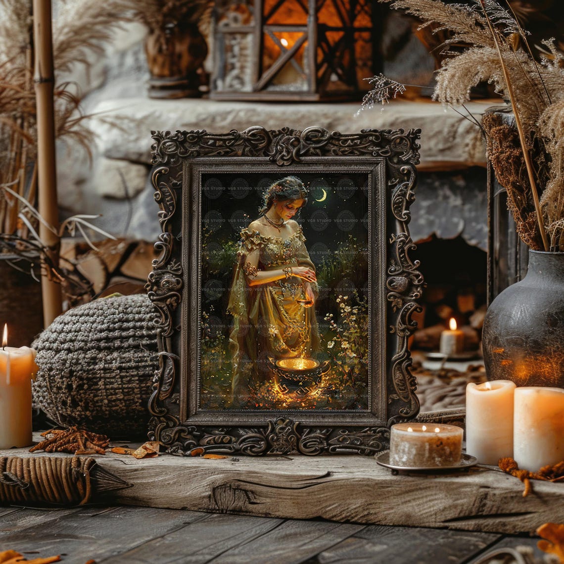 Ceridwen Celtic Welsh Goddess Underworld, Inspiration Deity Fine Art ...