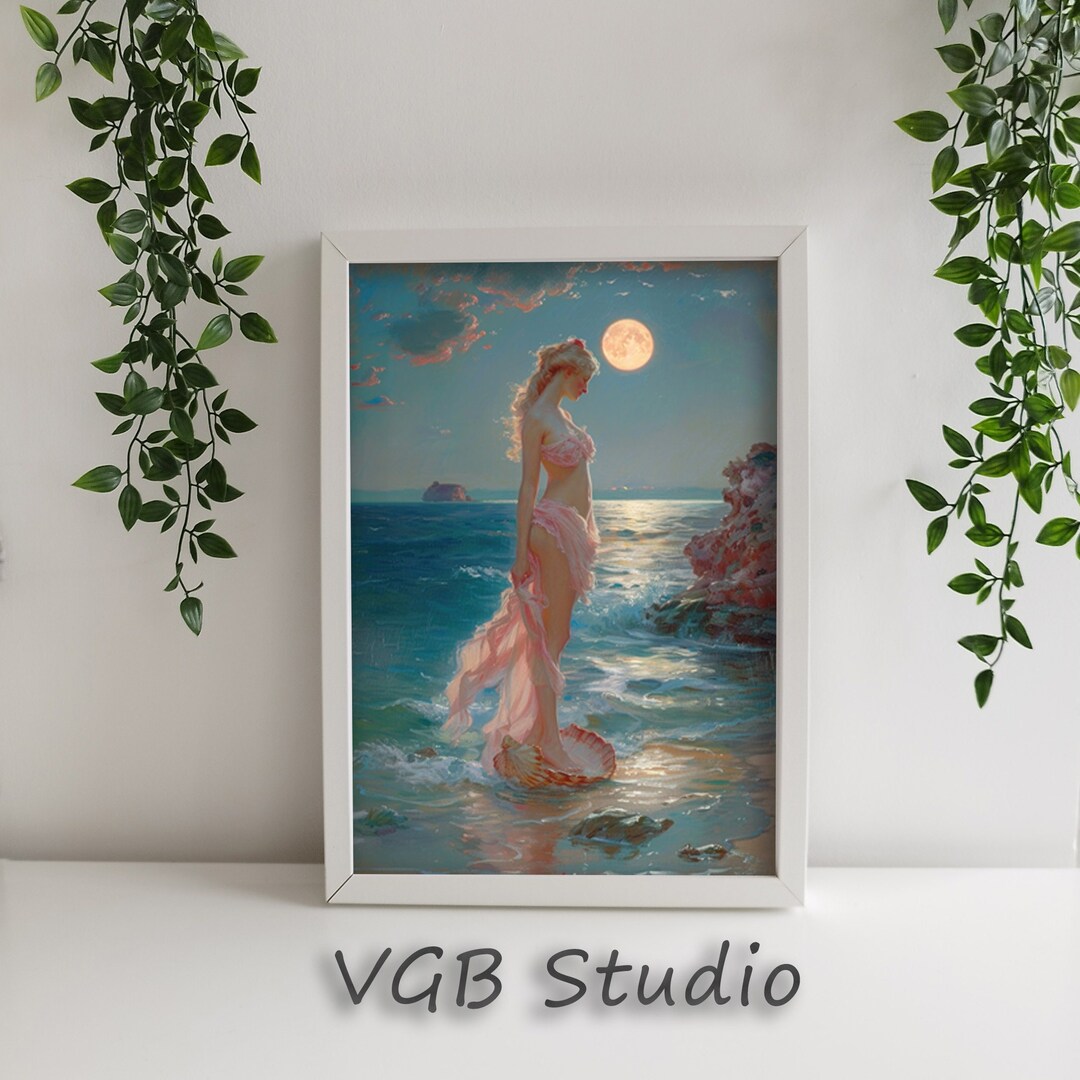 Aphrodite Greek Goddess of Beauty and Love, Birth of Venus Myth Fine ...