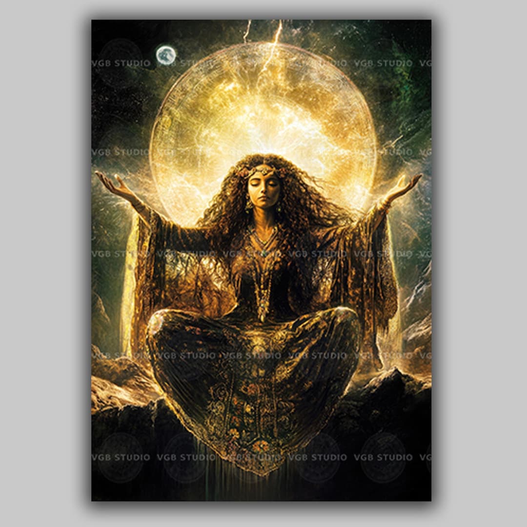 Sophia Greek Gnostic Goddess of Wisdom, Divine Feminine Enlightenment ...