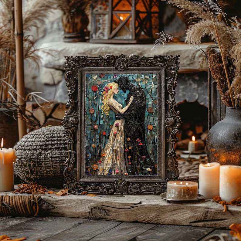 Persephone and Hades Greek Mythology Art Print Underworld Love Ancient ...