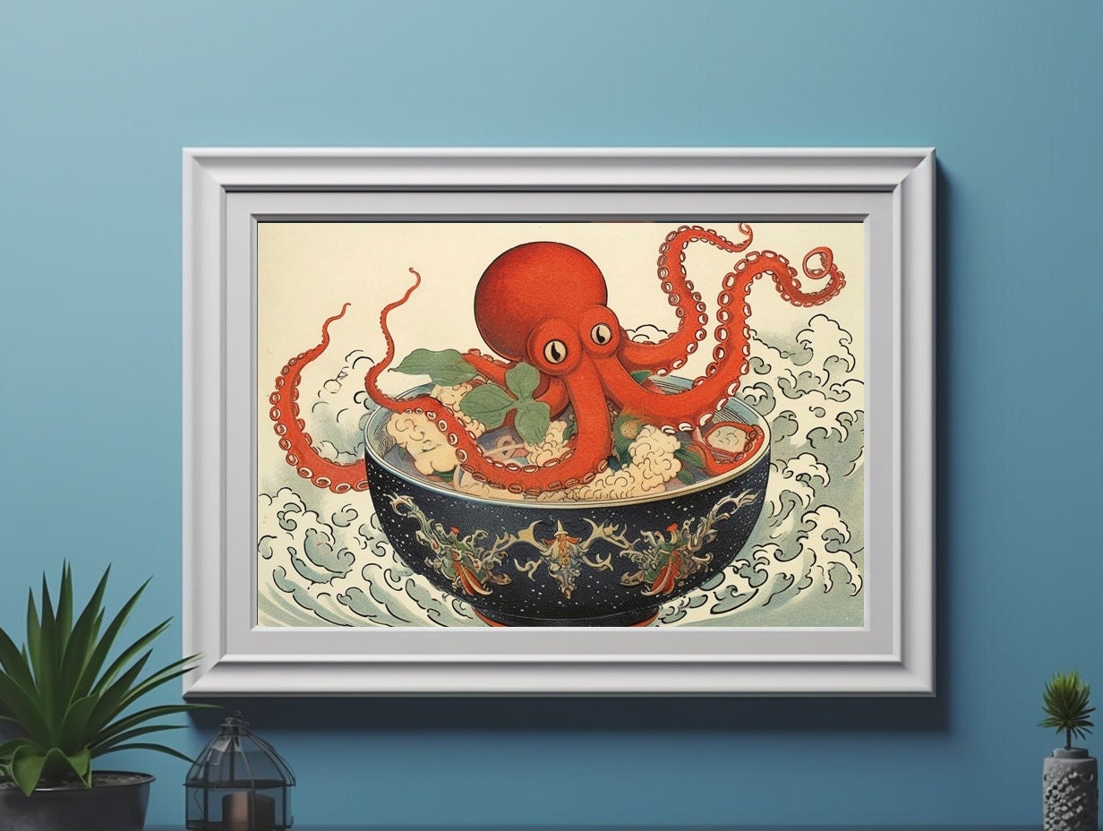 Japanese Octopus Art