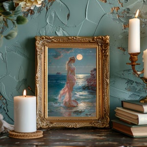 Aphrodite Greek Goddess of Beauty and Love, Birth of Venus Myth Fine ...