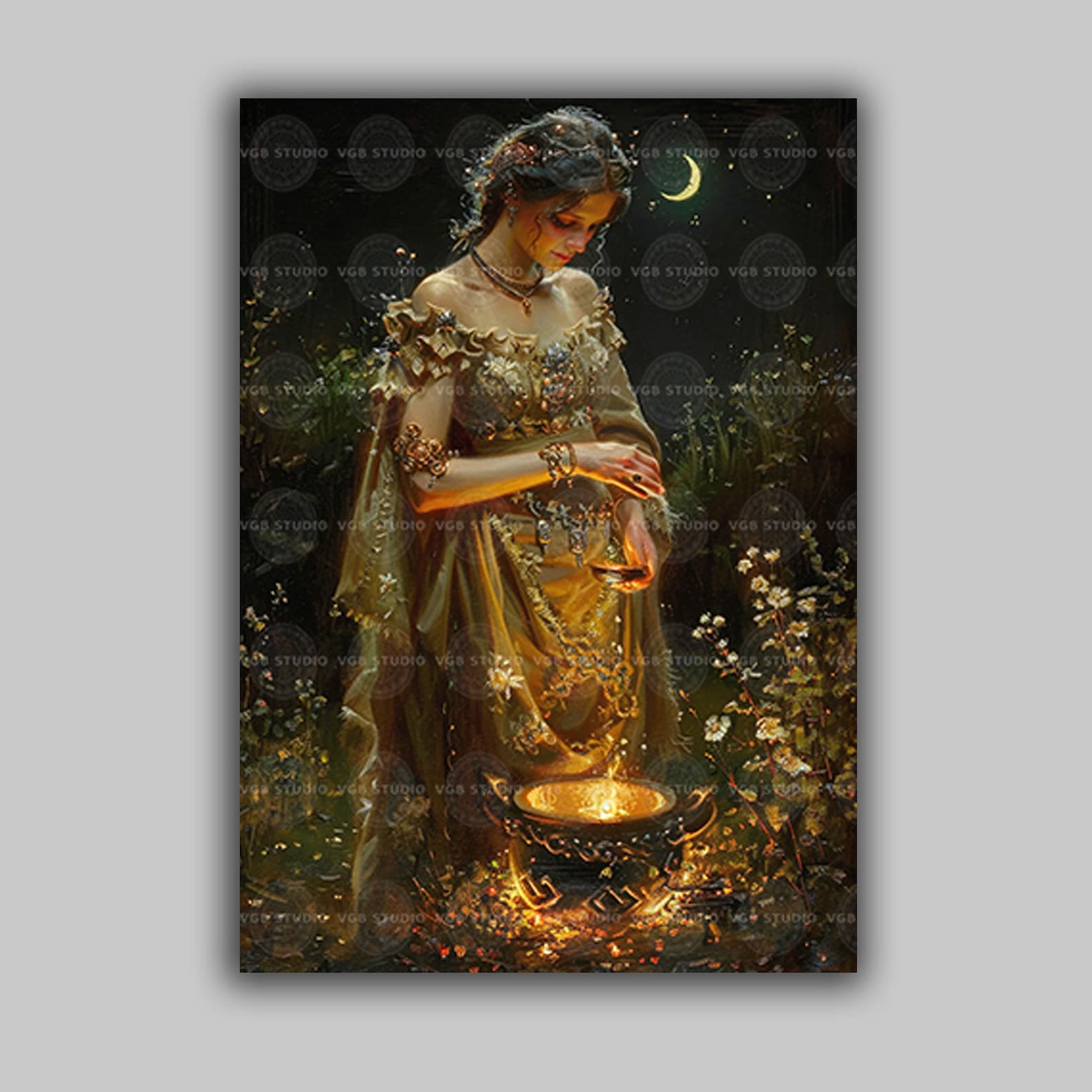 Ceridwen Celtic Welsh Goddess Underworld, Inspiration Deity Fine Art ...