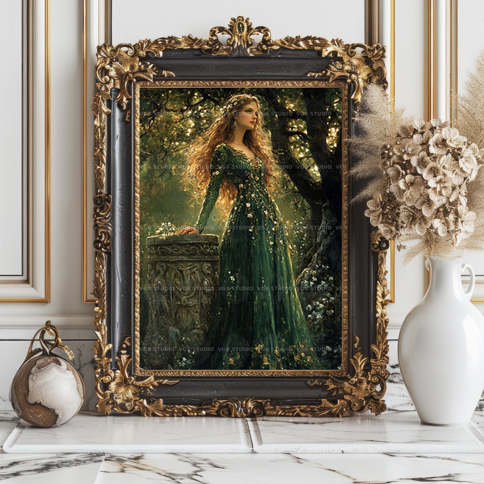 Nemetona Art Print Celtic Goddess Sacred Grove Nature Spirit Forest ...