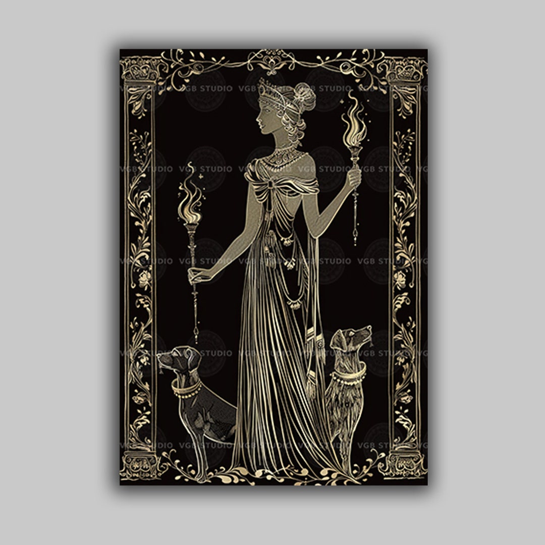 Hecate Witchcraft Night Greek Goddess Crossroads Magic Hekate Full Moon ...