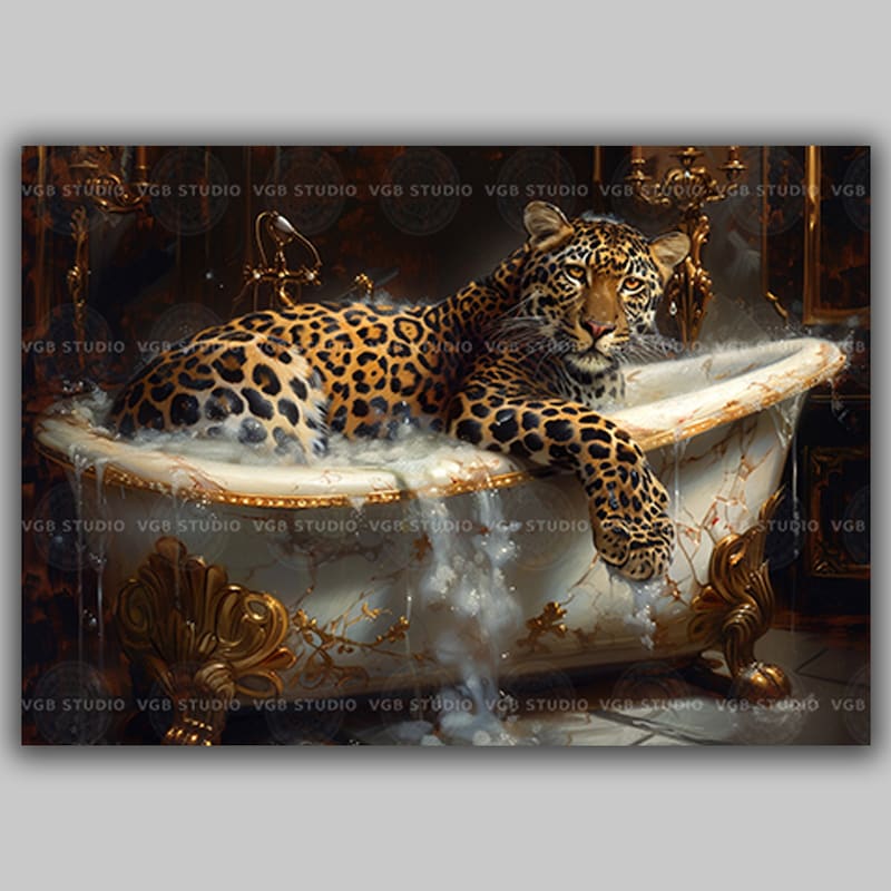 Leopard Bathroom - Etsy