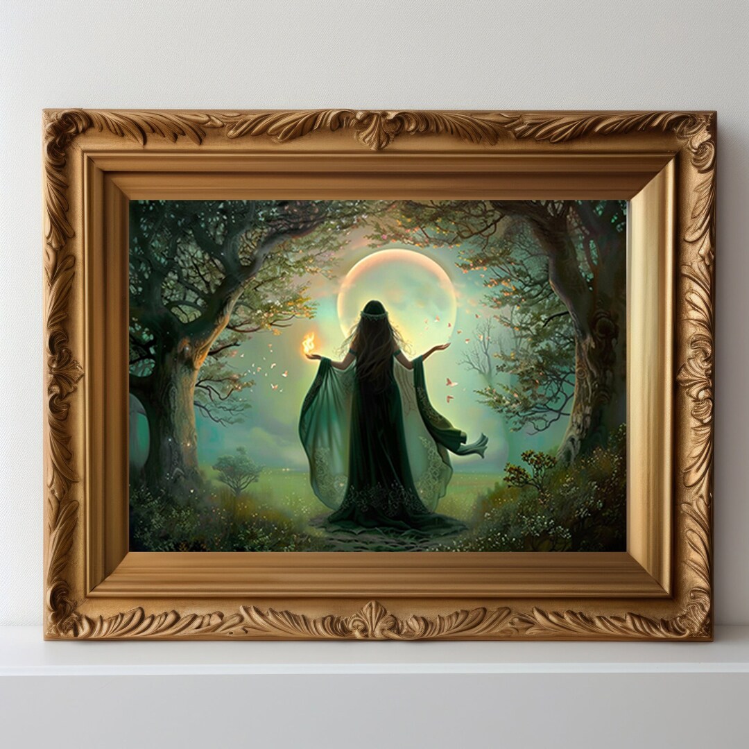 Brigid Celtic Goddess of Healing, Solar Eclipse Nature Awakening, Moon ...