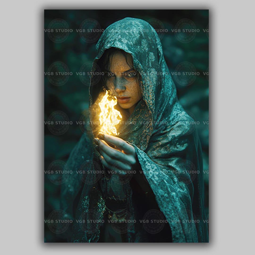 Brigid Celtic Goddess of Healing Poetry Wisdom Deity Fine Art Giclee ...