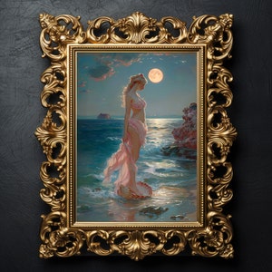 Aphrodite Greek Goddess of Beauty and Love, Birth of Venus Myth Fine ...