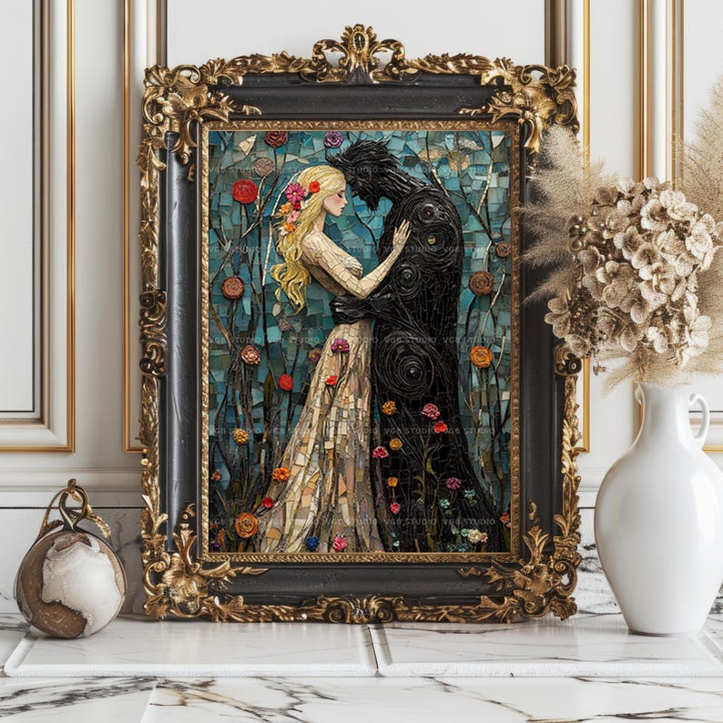 Persephone and Hades Greek Mythology Art Print Underworld Love Ancient ...