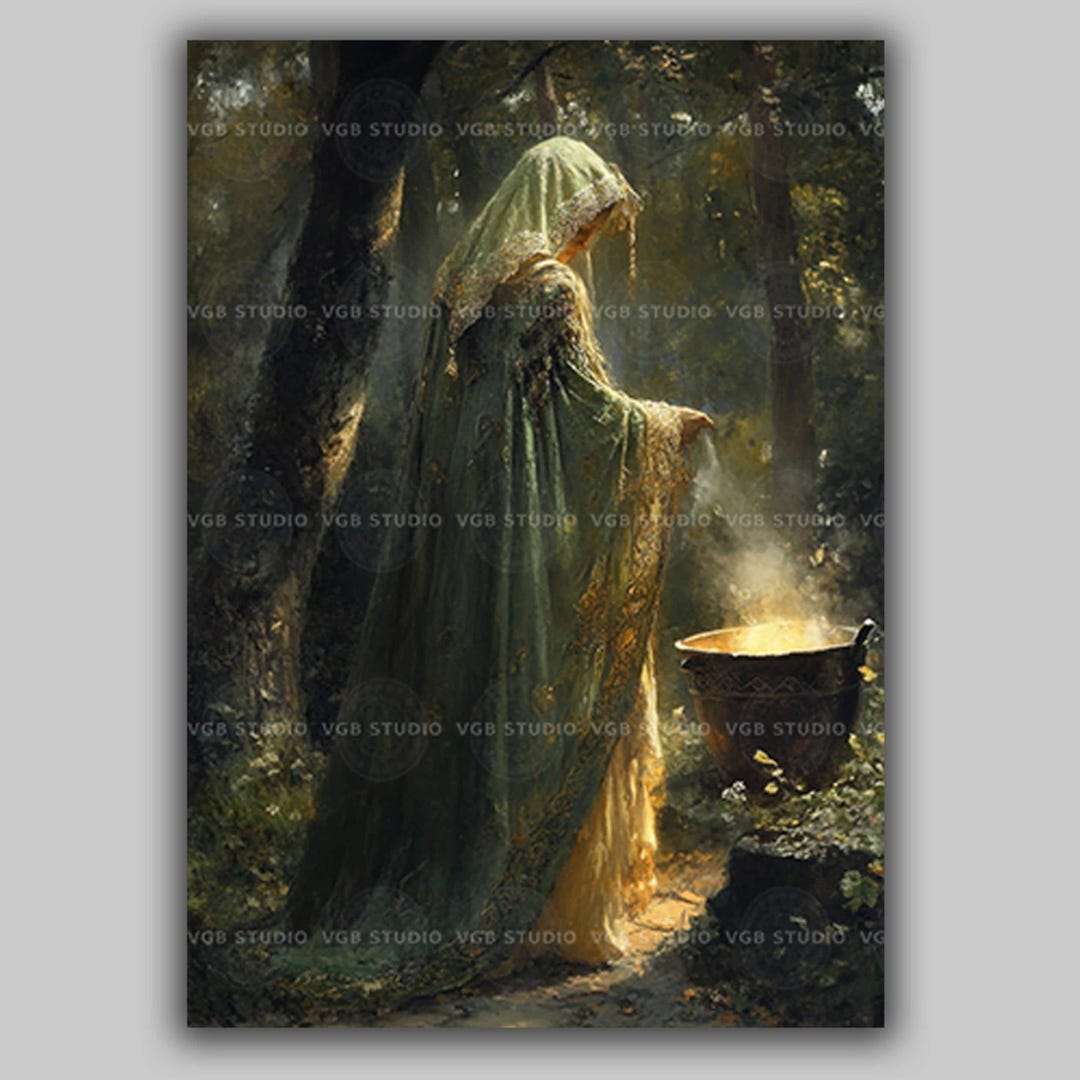Ceridwen Celtic Goddess of Transformation Art Print Welsh Mythology ...