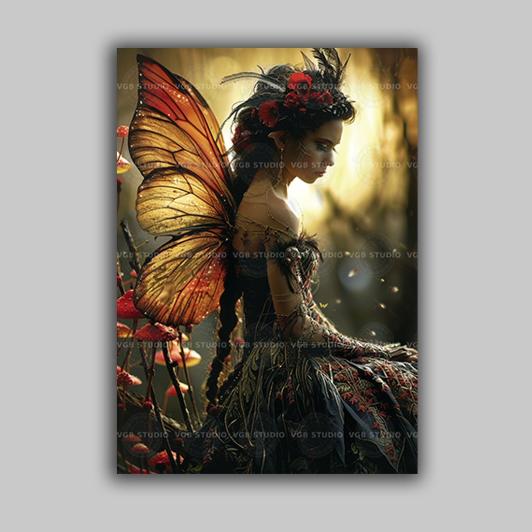 Gothic Fairy Dark Forest Twilight Celtic Lore, Irish Myth Fantasy ...