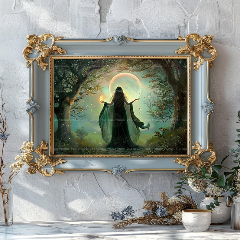 Brigid Celtic Goddess of Healing, Solar Eclipse Nature Awakening, Moon ...