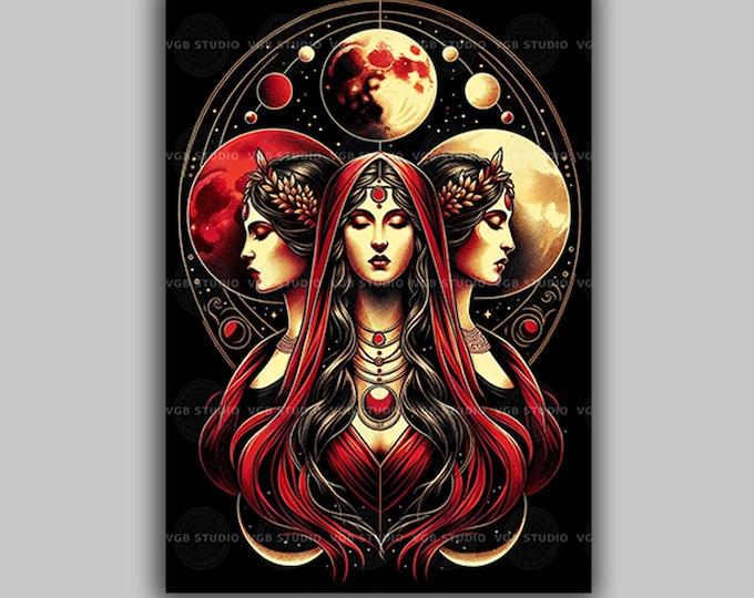 Hecate, Hekate, Goddess Greek Mythology, Magic and Moon, Night ...