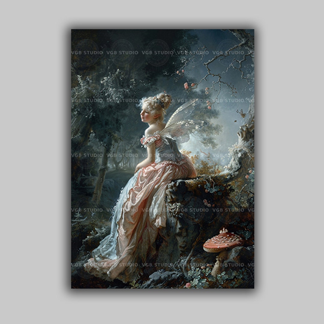 Fairy Princess Enchanted Dark Forest Celtic Lore, Irish Myth Fantasy ...