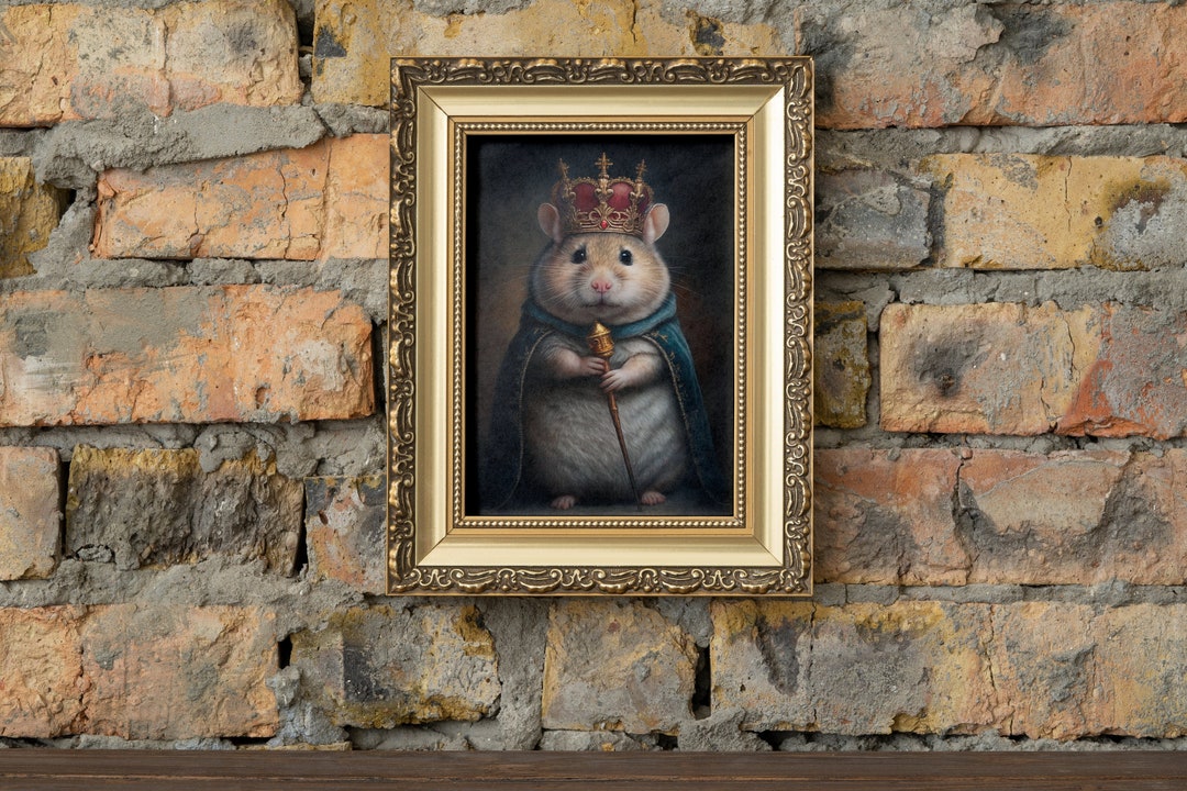 Gothic Rat King, Dressed Animal Poster, Dark Academia, Classic Art ...