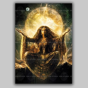 Sophia Greek Gnostic Goddess of Wisdom, Divine Feminine Enlightenment ...