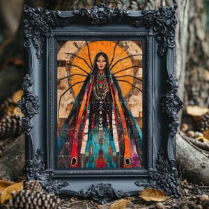Spider Grandmother Native American Creation Goddess Art Print Hopi ...