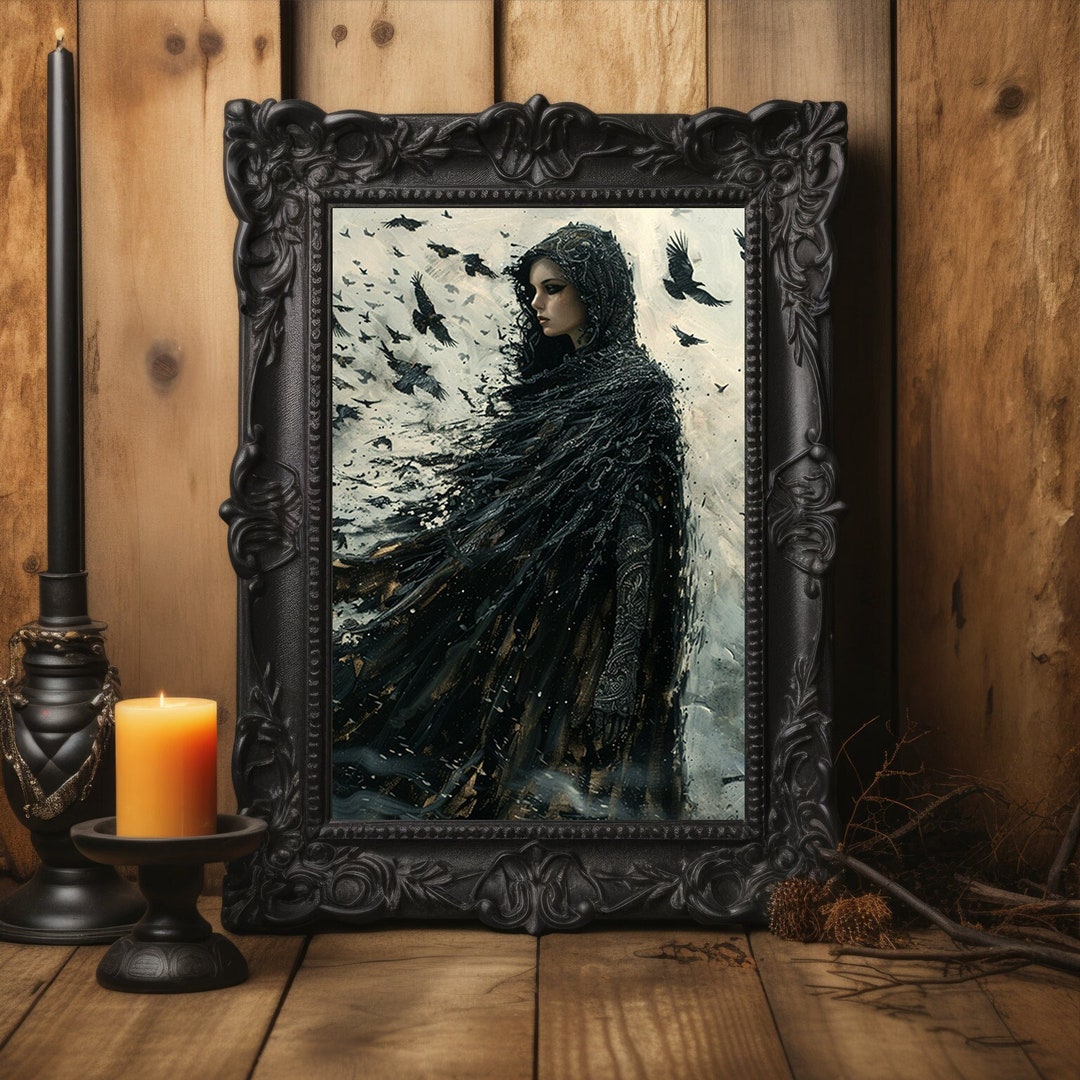 Morrigan Celtic Goddess Pagan Witchcraft Wicca, Witchy Artwork Esoteric ...