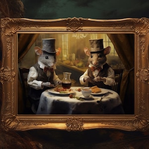 Gothic Rat Victorian Mouse Gentleman Poster Fine Art Print - Etsy