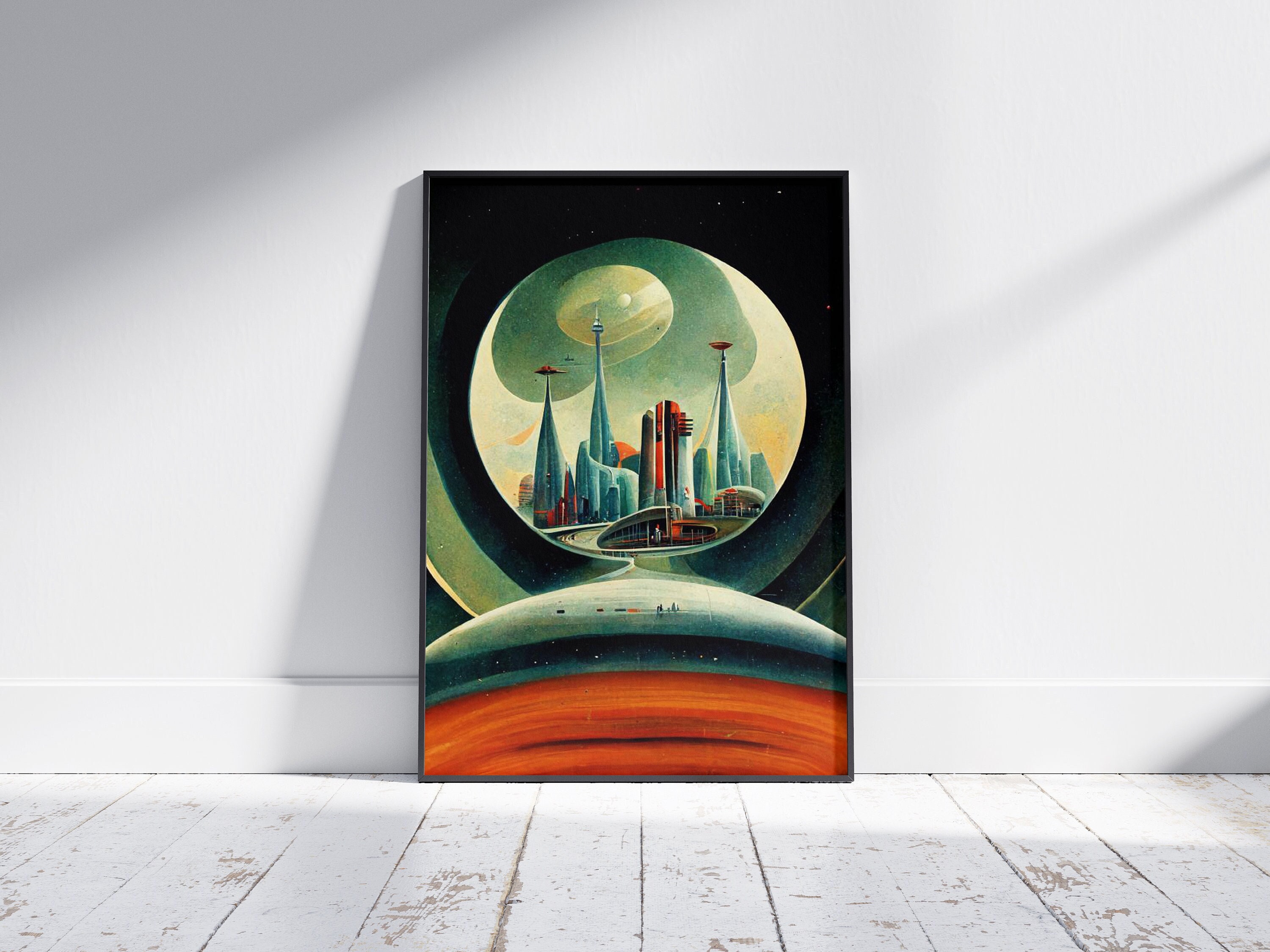 Vintage Retro Space Artwork