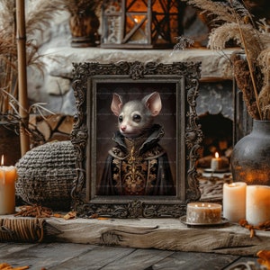 Gothic Mouse Renaissance Prince Regal Victorian Mice, Baroque Poster ...