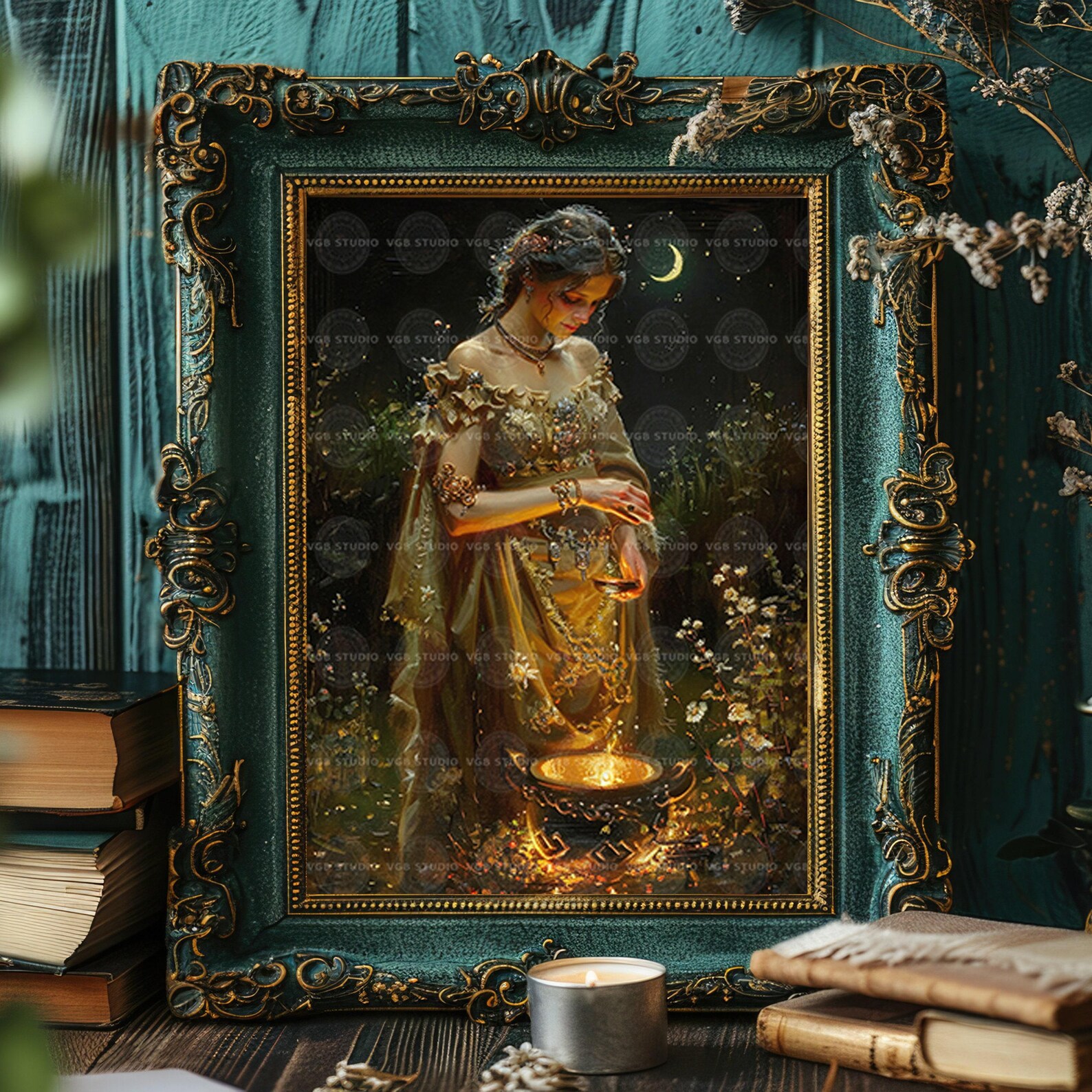 Ceridwen Celtic Welsh Goddess Underworld, Inspiration Deity Fine Art ...