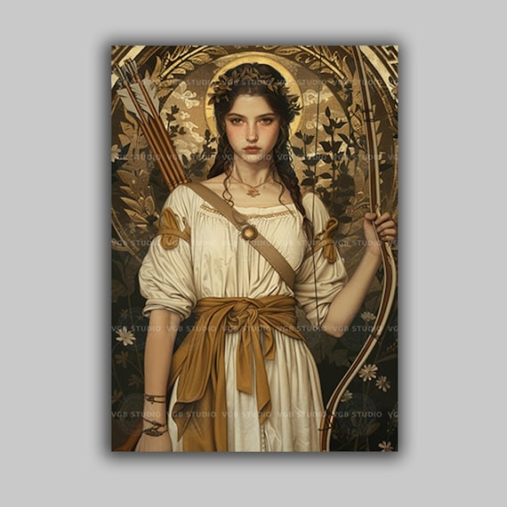 Artemis Goddes Art