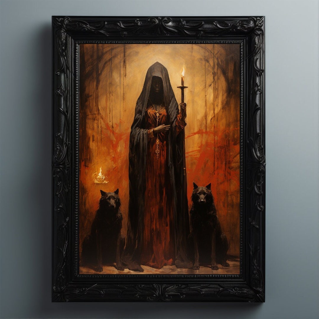 Hecate Greek Goddess Moon Crossroads Witchcraft Fine Art Giclee ...