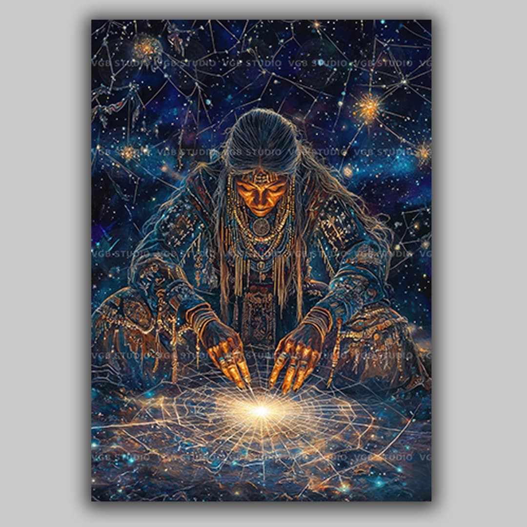 Grandmother Spider Navajo Art Print Native American Goddess Decor ...