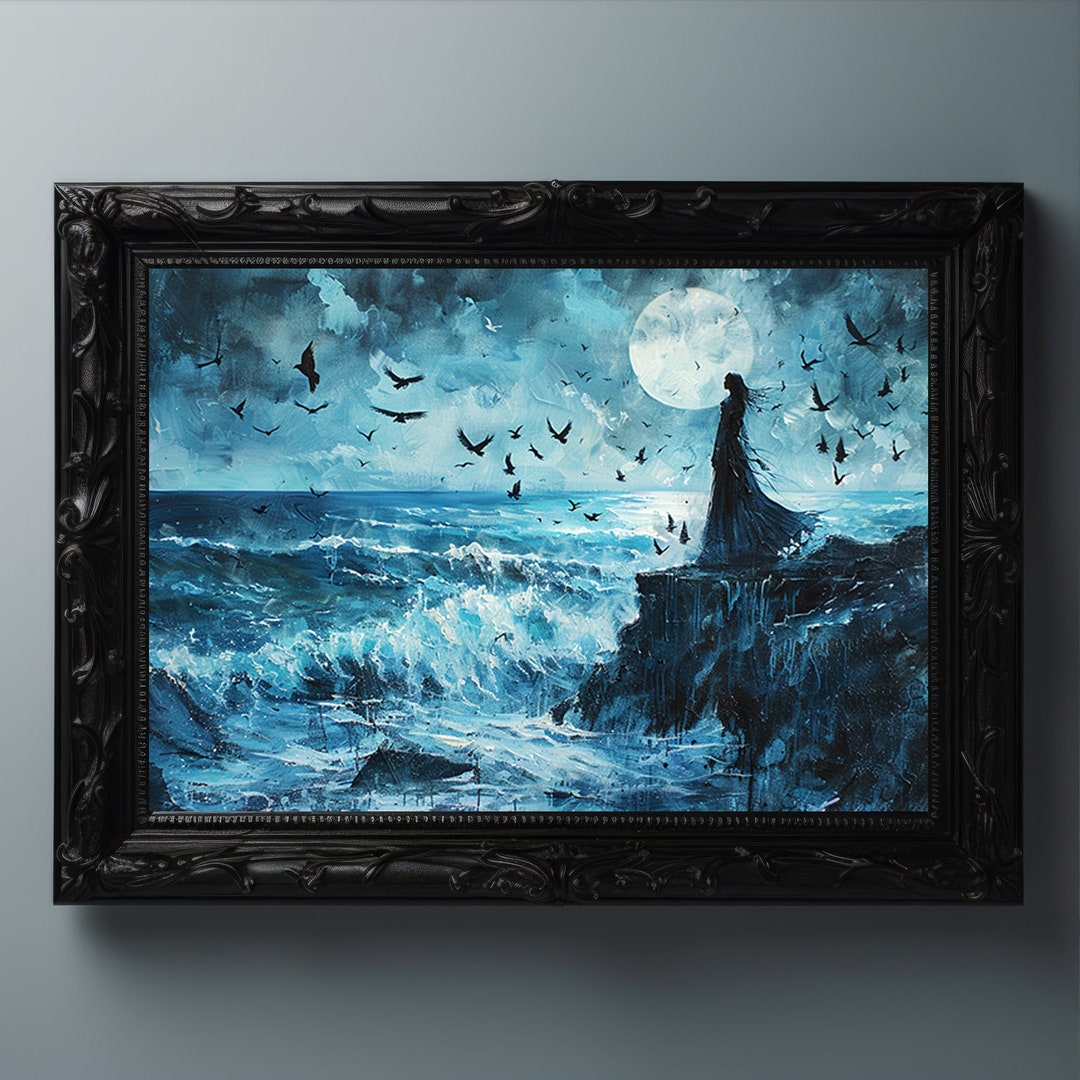 Morrigan Celtic Goddess Raven Crow Pagan Wicca, Witchcraft Artwork ...