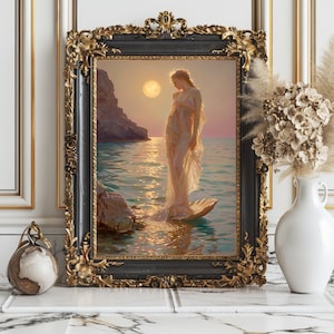 Aphrodite Greek Goddess of Love and Beauty, Birth of Venus Myth Fine ...