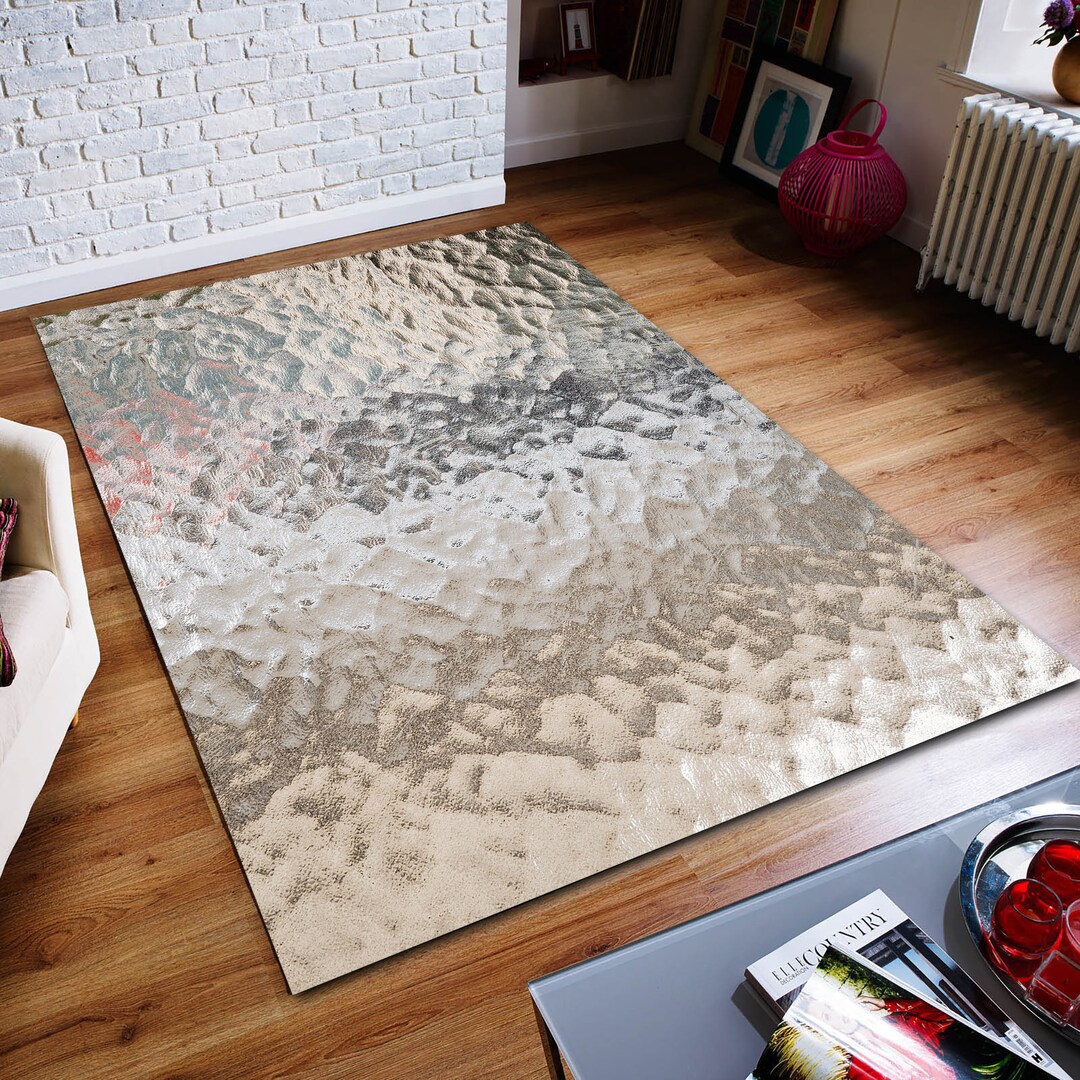 Frosted Glass Rug, Glass Rug, Abstract Rug, Custom Rug, Home Decor Rug ...