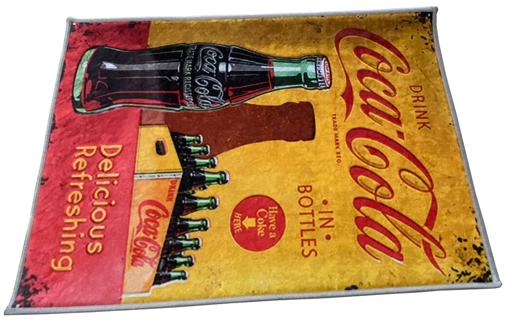 Coca Cola Rug, Legendary Drink Rug, Abstract Rug, Custom Rug, Home ...