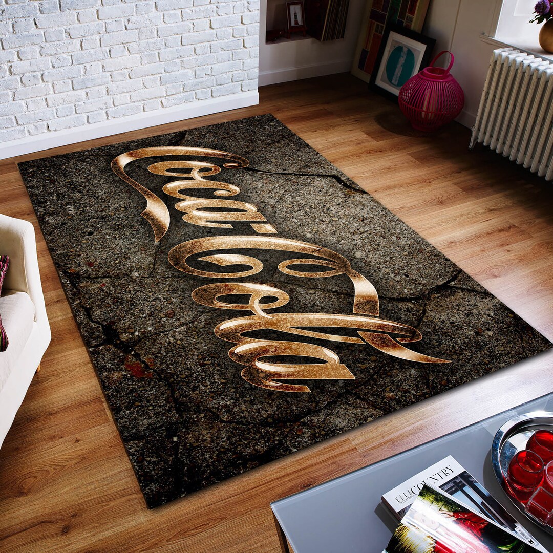 Coca Cola Rug, Different Flavor Rug, Abstract Rug, Custom Rug, Home ...