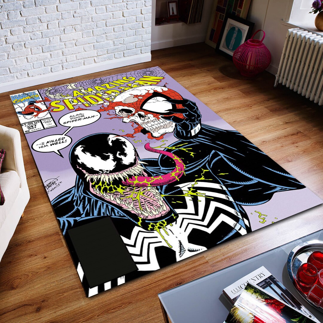 Spider-man Rug, Venom Rug, 347 May,magazine Cover, Legendary, Fantastic ...