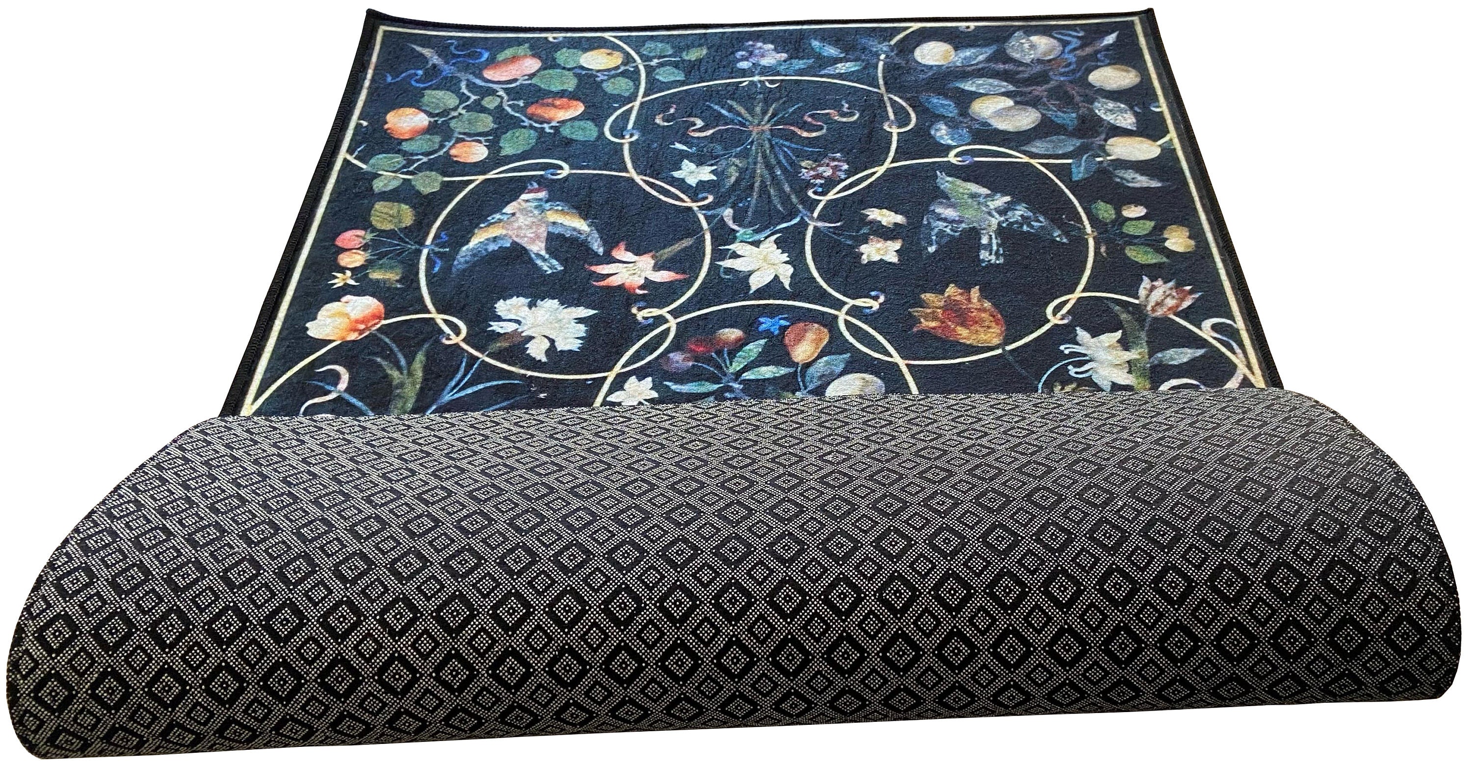 Pear, Peach, Pomegranate, Apricot Rug, Abstract Rug, Custom Rug, Home ...