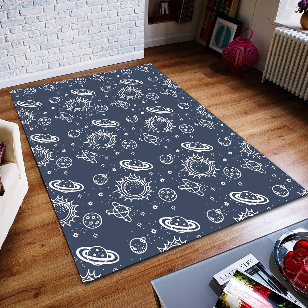 Space Rug, Satellite Rug, Sky, Spacecraft Rug, Abstract Rug, Custom Rug ...