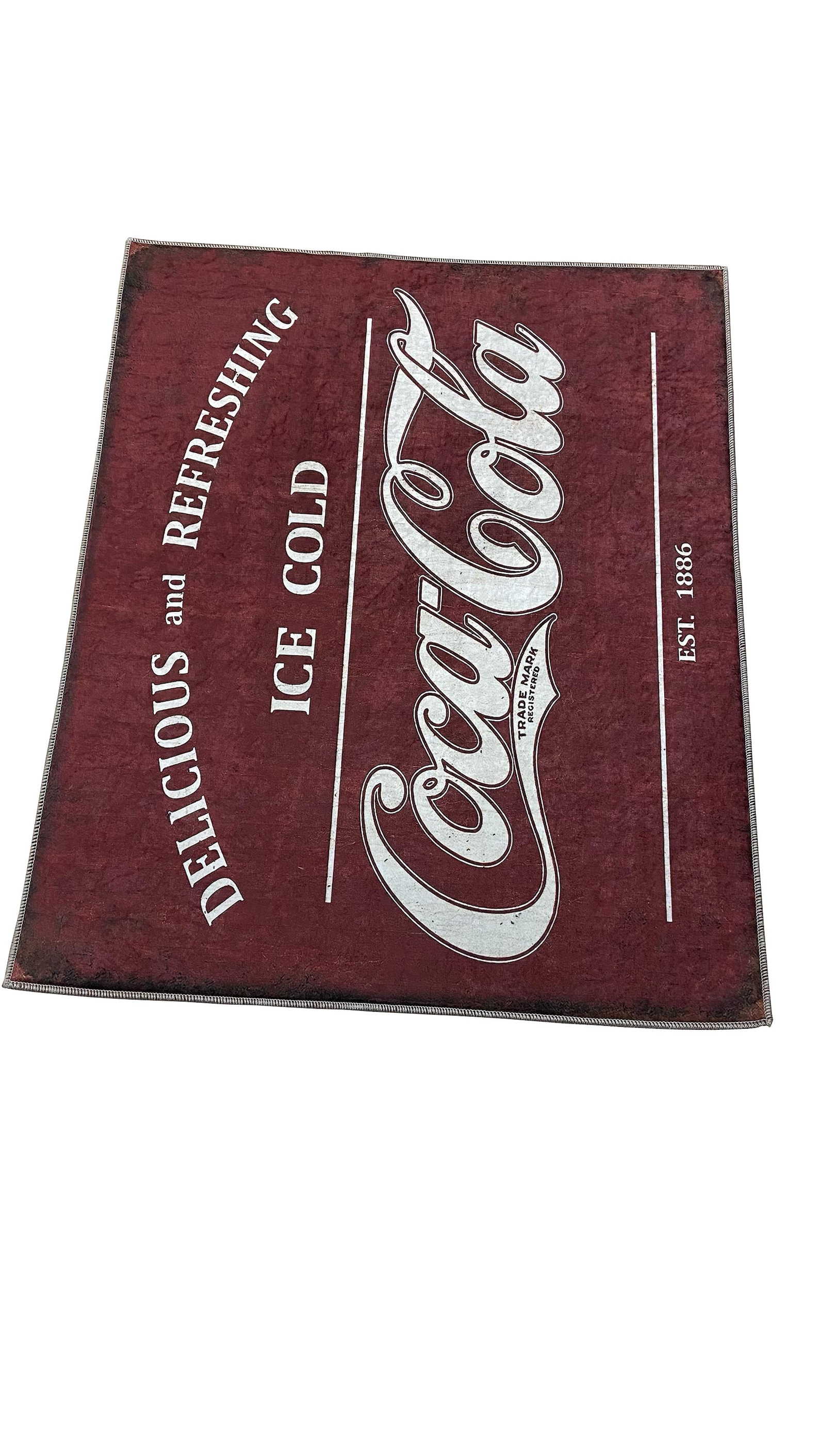 Coca Cola Rug,abstract Rug, Coca Coca Retro, Custom Rug,coca Coca ...
