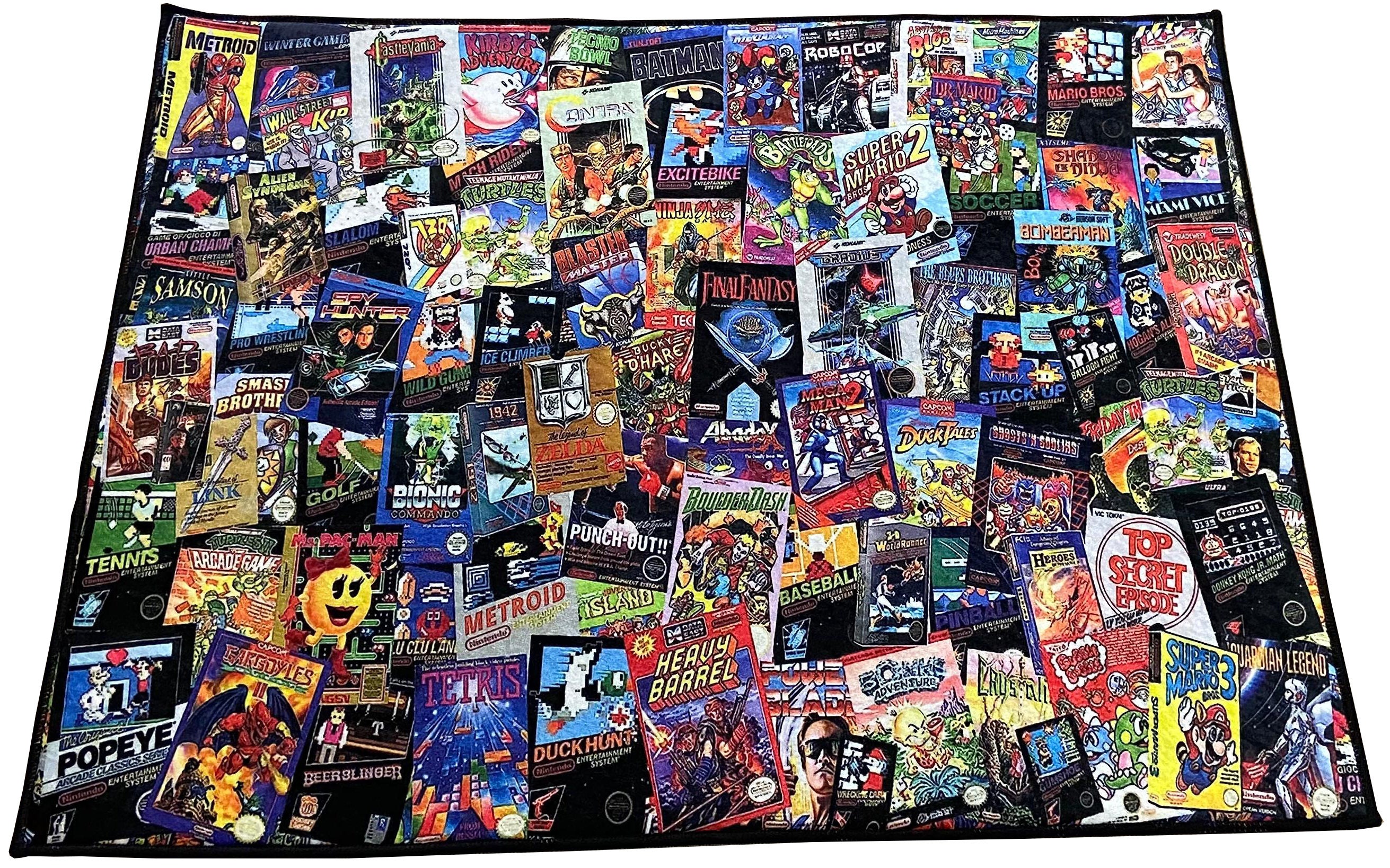 Retro Games, Modern Rug, Colorful Rug, Art Rug, Movie Rug, Home Decor ...