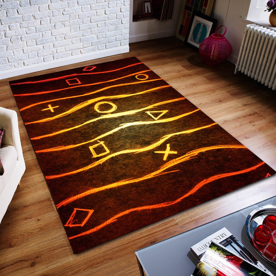 Signs Rug, Aesthetic Rug, Abstract Rug, Custom Rug, Home Decor Rug ...