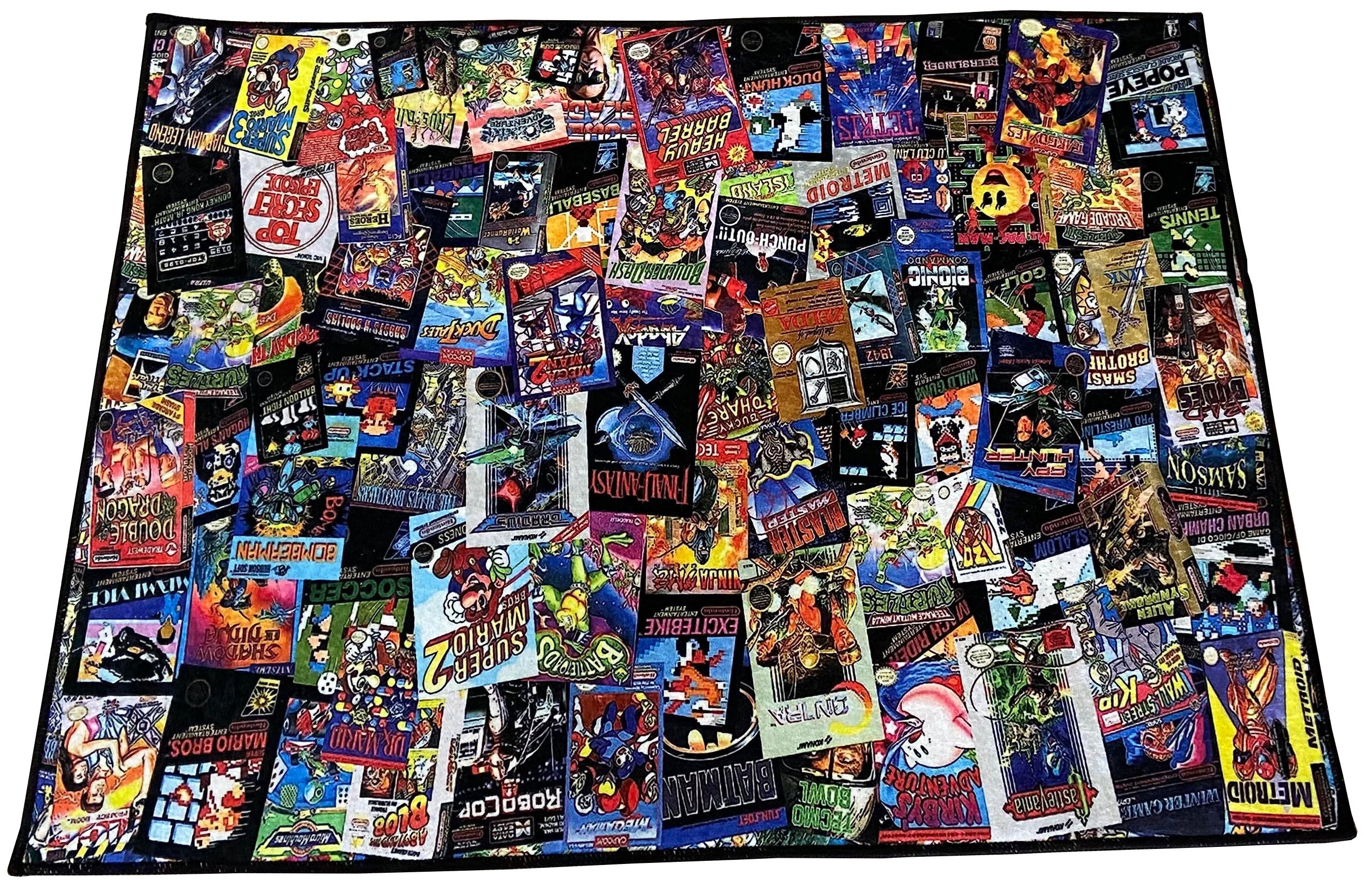 Retro Games, Modern Rug, Colorful Rug, Art Rug, Movie Rug, Home Decor ...