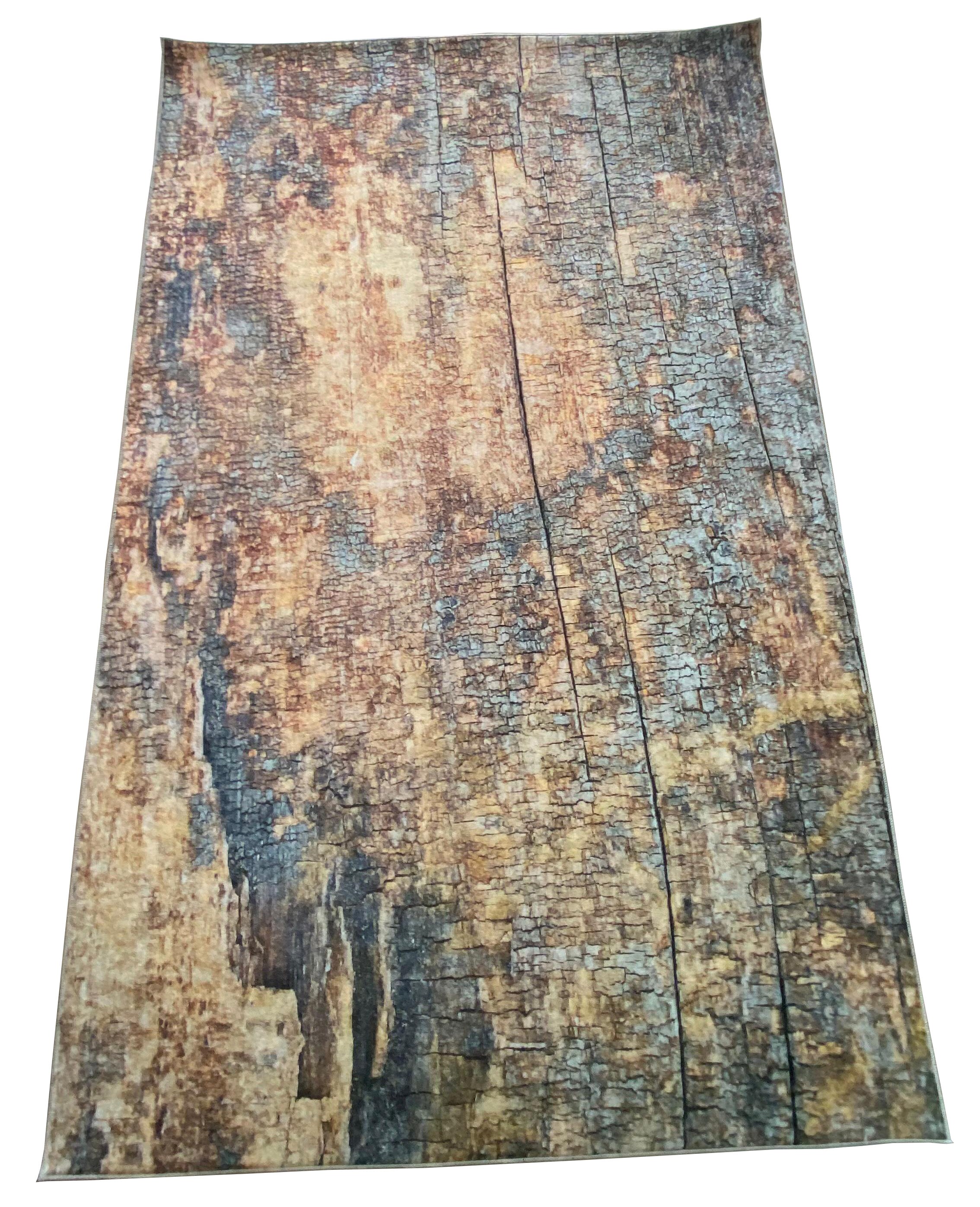 Tree Trunk Rug, Wood Rug, Abstract Rug, Custom Rug, Home Decor Rug, Mid ...